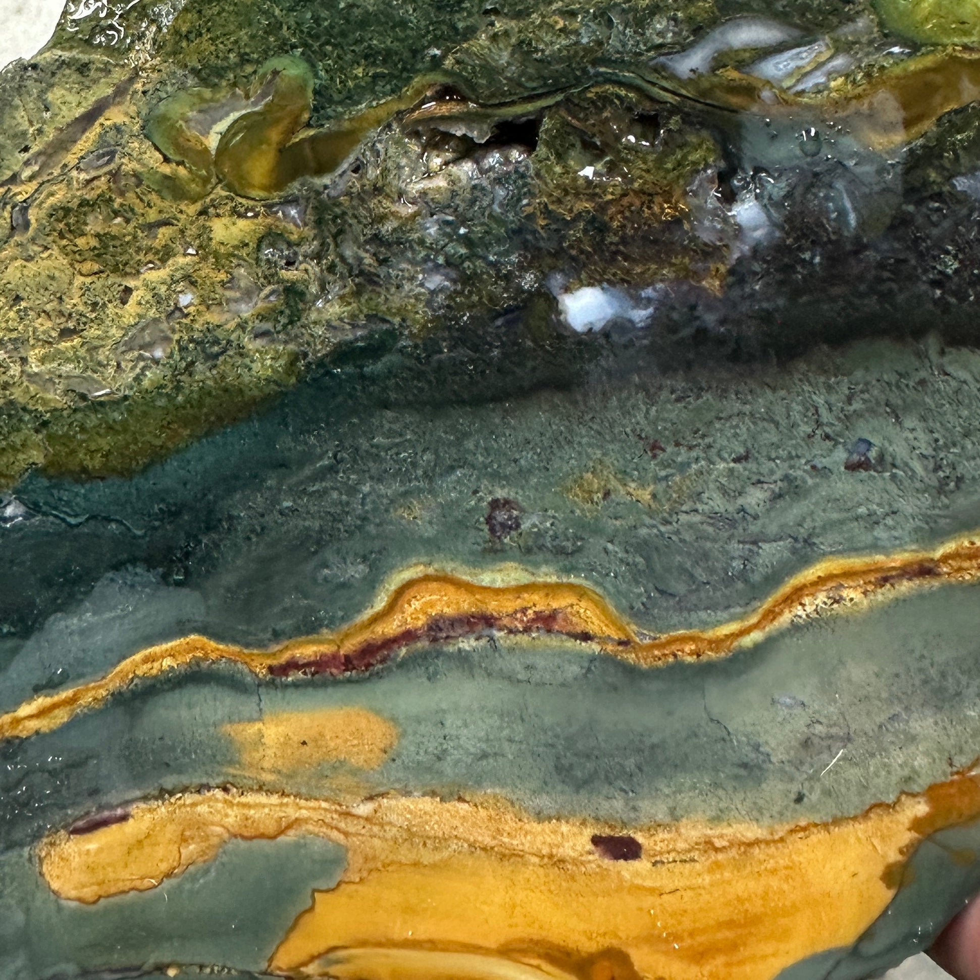 ECHO RIDGE JASPER Slab - 222 grams – SilverHill Lapidary
