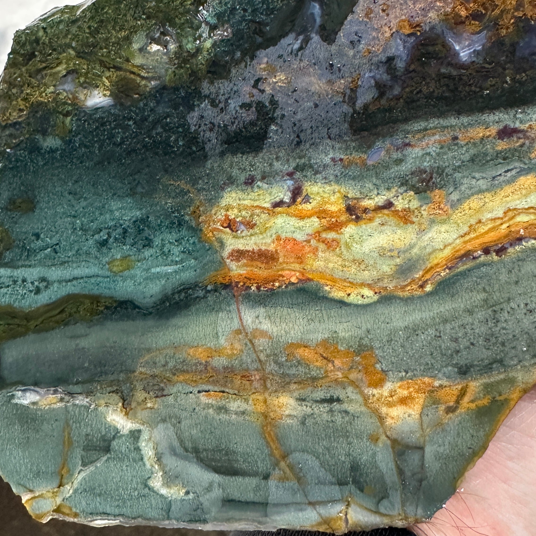 ECHO RIDGE JASPER Slab - 214 grams – SilverHill Lapidary